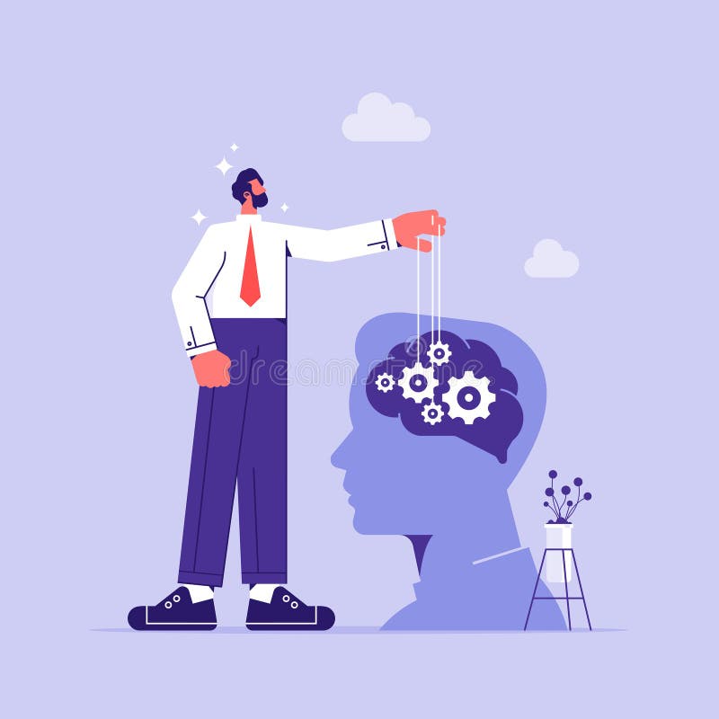 Manipulator Concept Vector Illustration Stock Vector - Illustration of ...