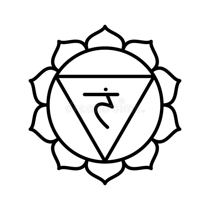 Manipura Third Chakra Vector Illustration. Black and White Color. for ... Manipura Third Chakra Vector Illustration. Black and White Color. for ...