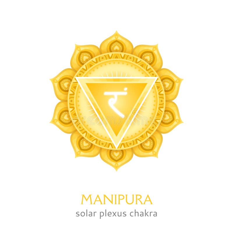 Manipura, Solar Plexus Chakra Symbol. Colorful Mandala Stock Vector ... Manipura, Solar Plexus Chakra Symbol. Colorful Mandala Stock Vector ...