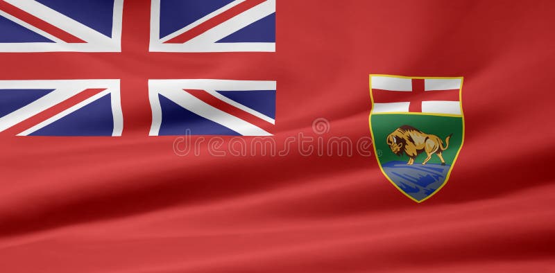 Manitoba flag stock illustration. Illustration of patriotism - 6243709
