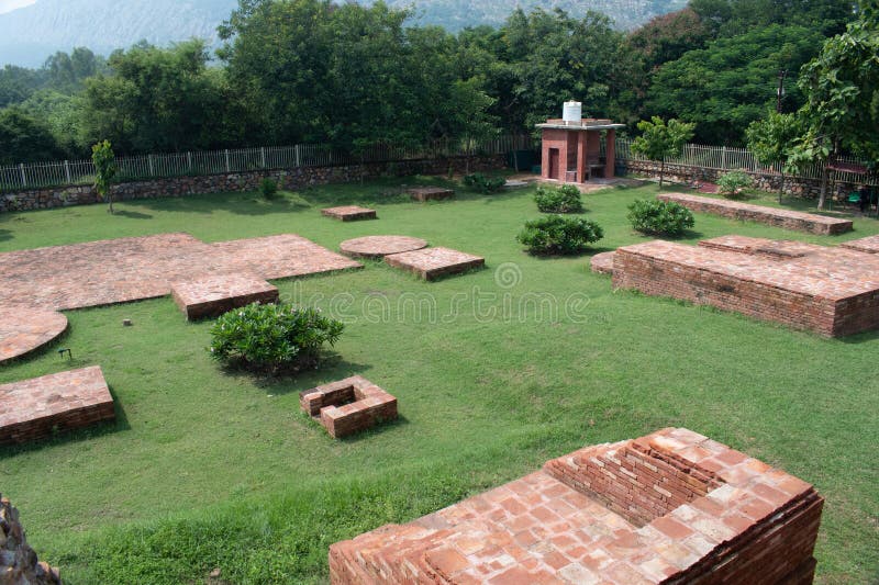 "maniyar Math," a Cylindrical Brickwork Structure with Surrounding ...