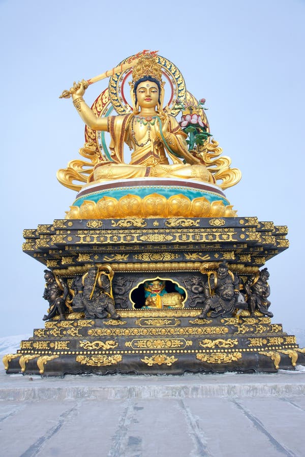 Manjusri Bodhisattva Cave of Yungang Grottoes Stock Image - Image of ...