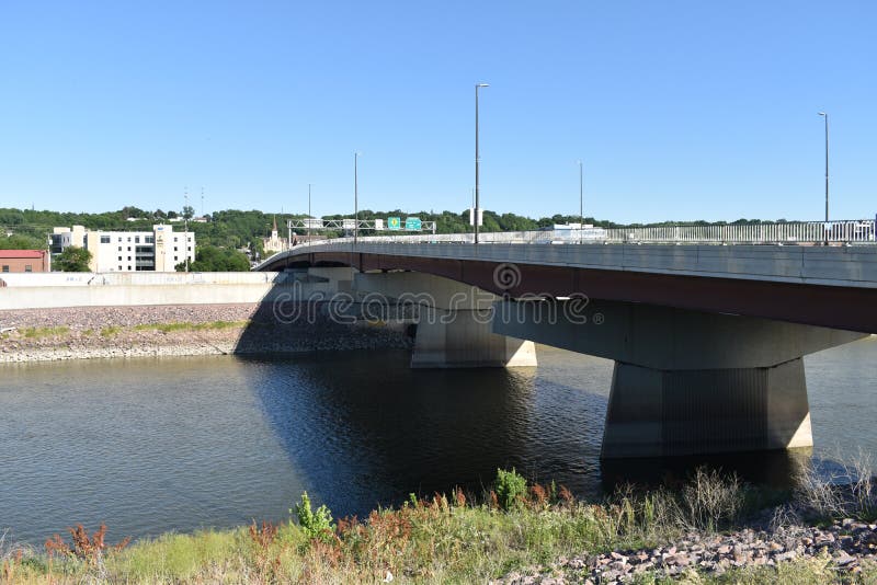 Mankato, Minnesota 6-15-2021 - Veterans Memorial Bridge Editorial ...