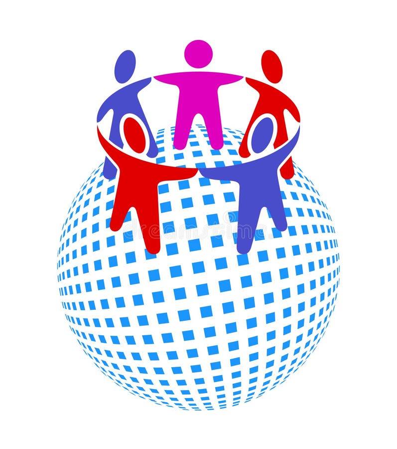 Humanity stock vector. Illustration of global, handshake - 10840559