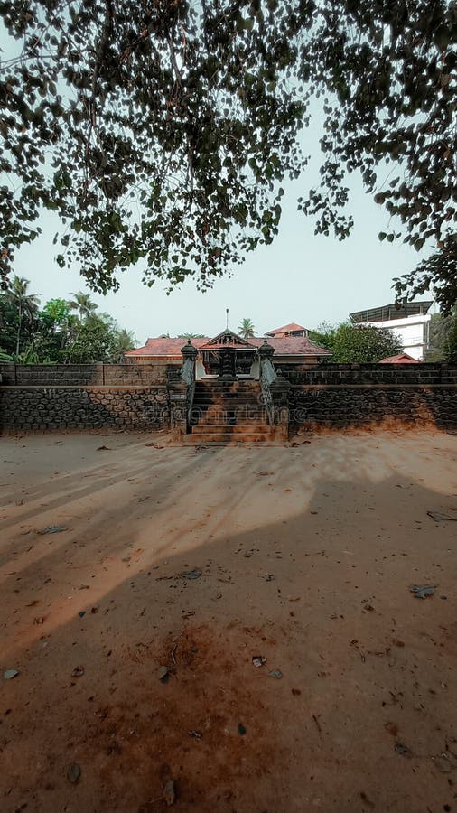 Mankompu Kavu Devi Temple, Poonjar Stock Image - Image of landscape ...