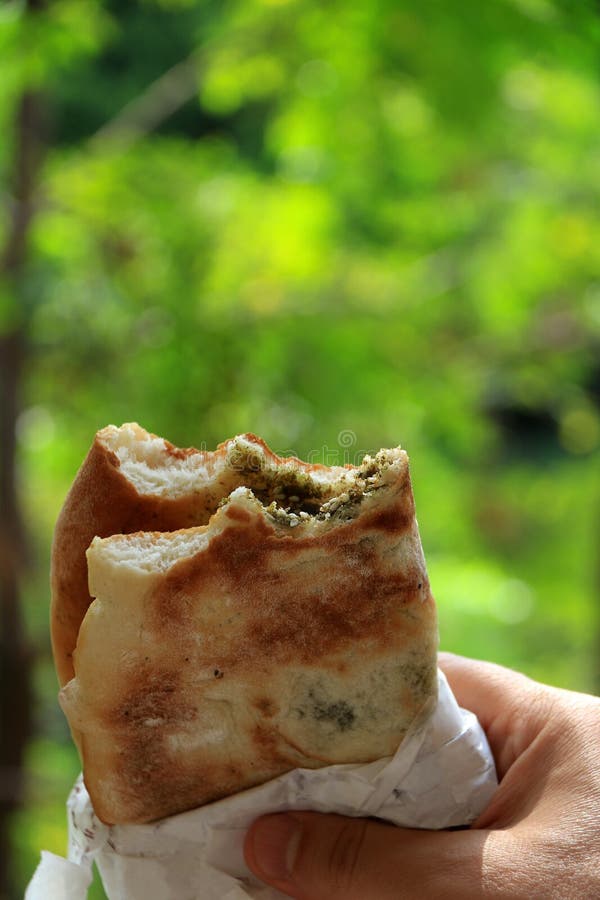 Mankousheh, Lebanese Breakfast Stock Image - Image of appetizing, oven ...