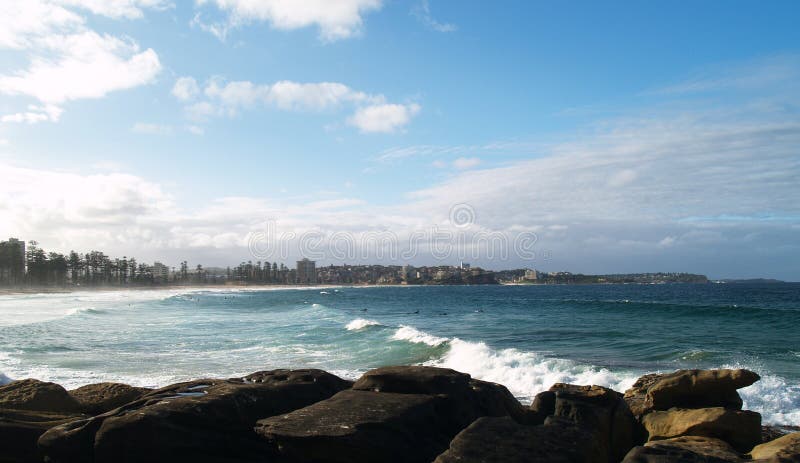 Manly Beach, Sydney, Australia Stock Photo - Image of holidays, shore ...