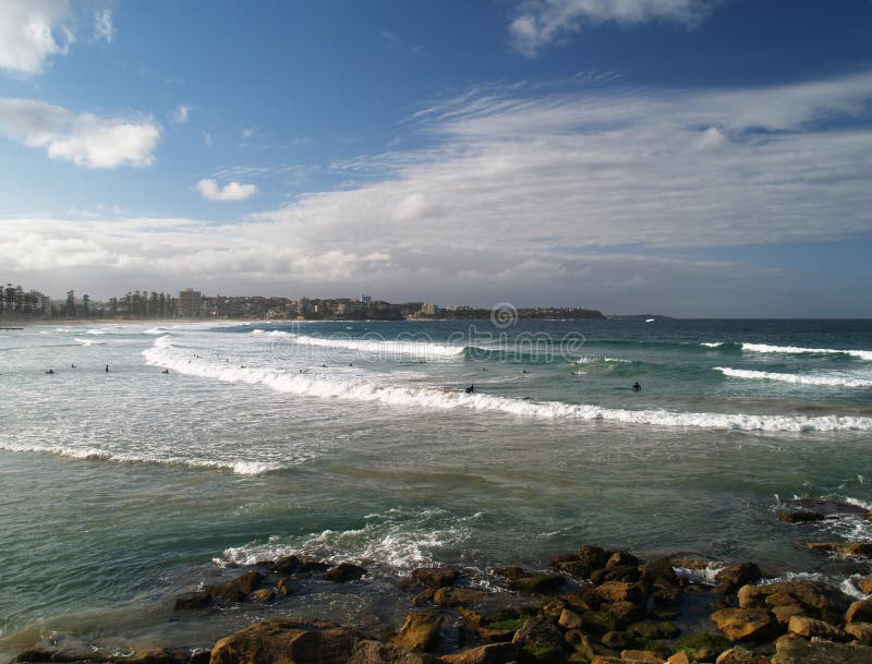 Manly Beach, Sydney, Australia Stock Photo - Image of holidays, shore ...
