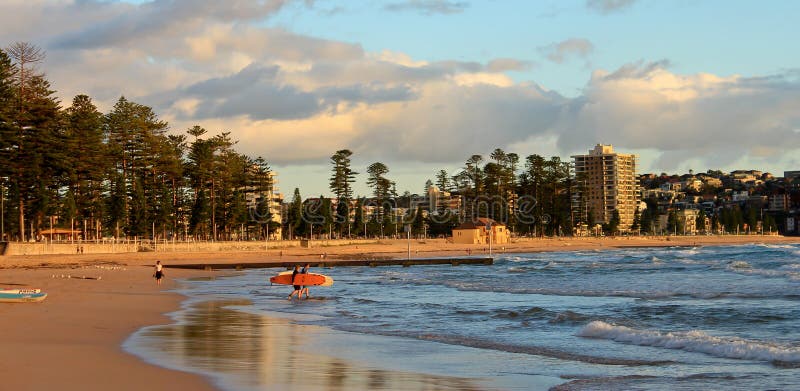 Manly Beach Sydney Australia Stock Image - Image of sydney, coastline ...