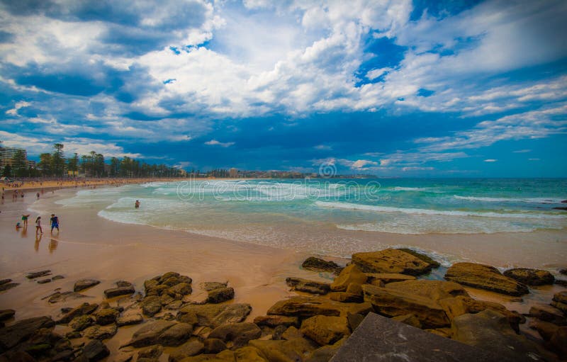 Manly Beach, Sydney, NSW, Australia Stock Image - Image of south ...