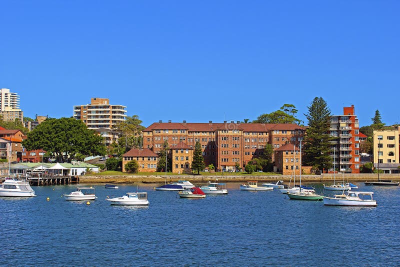 Manly Harbour at Dusk stock image. Image of australian - 6035301