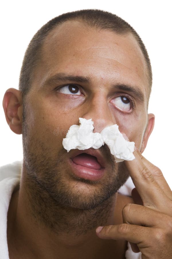 Mann-Kranke stockfoto. Bild von mann, hell, gewebe, krankheit - 11329626