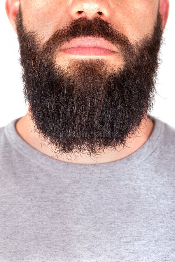Mann mit Bart stockbild. Bild von lang, sonderkommando - 41003923