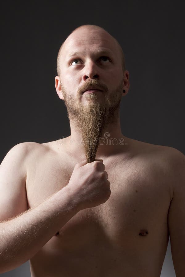 Mann mit Spitzbart-Bart stockbild. Bild von erwachsener - 31897015