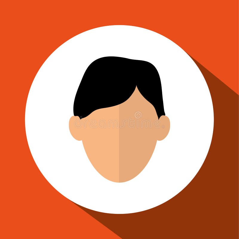 Manndesign Medienikone Flache Illustration Stock Abbildung ...