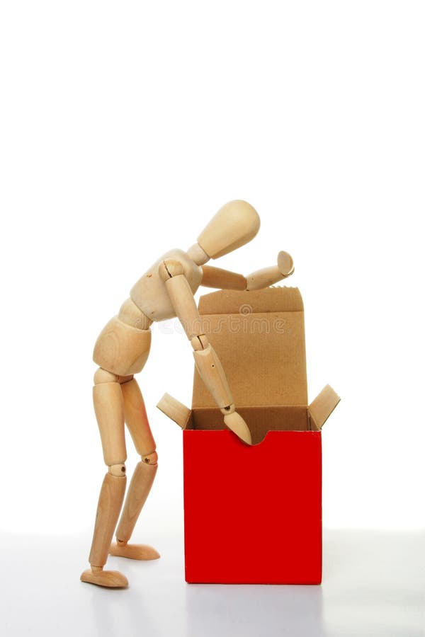 Mannequin and box stock photo. Image of package, packaging - 8129016