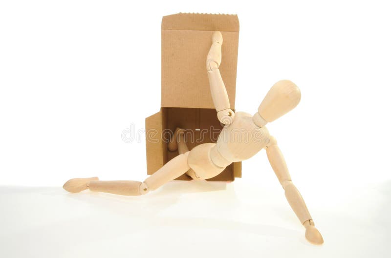 Mannequin and box stock photo. Image of hand, wood, artist - 8259756