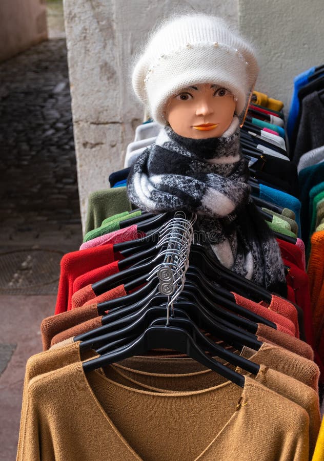 Mannequin Head with Clothes on Display Stock Image - Image of culture ...