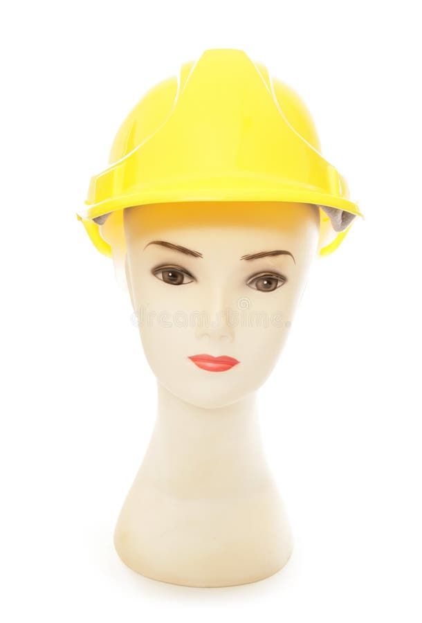 Builders Hard Hat Safety Helmet Stock Image - Image of white, cutout ...
