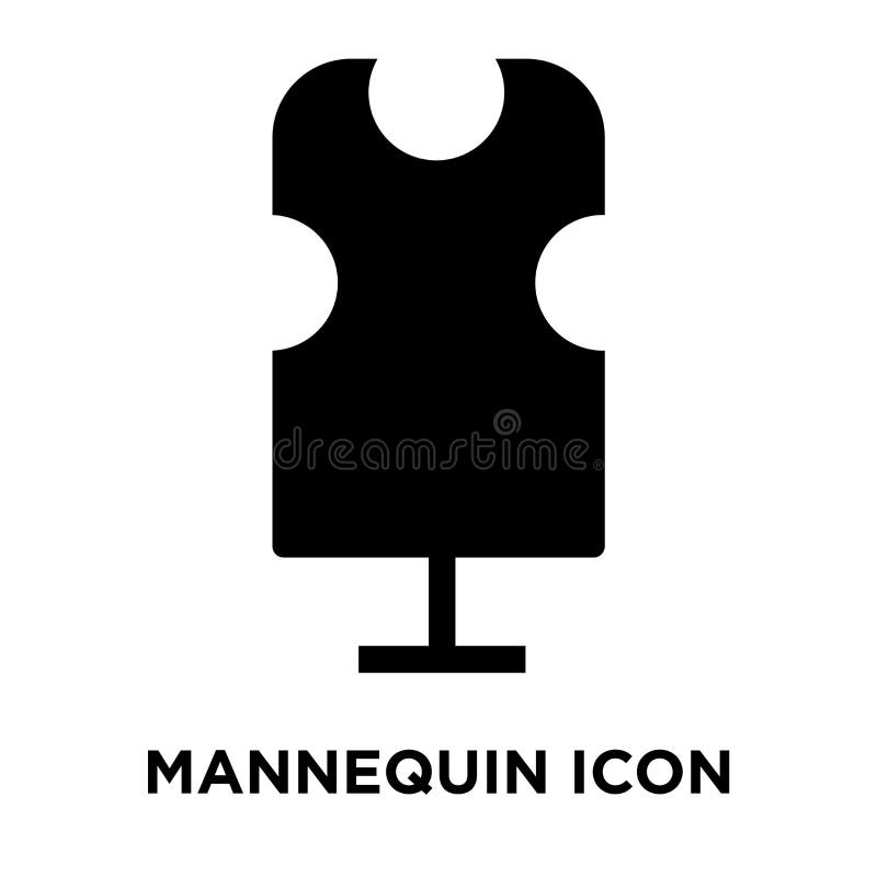 Mannequin Concept Vector Linear Icon Isolated on Transparent Background ...