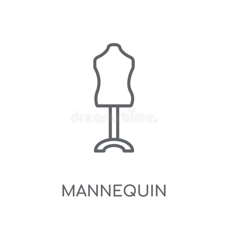 Mannequin Icon. Trendy Mannequin Logo Concept on White Background from ...