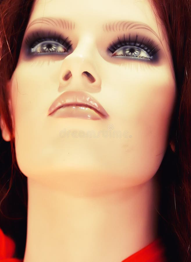 Mannequin portrait stock image. Image of portrait, mouth - 236905