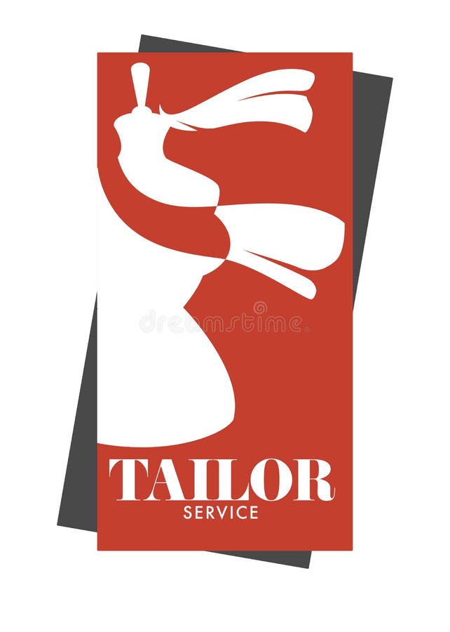 Atelier and Tailor Service Isolated Icons Mannequin and Sewing Tools ...