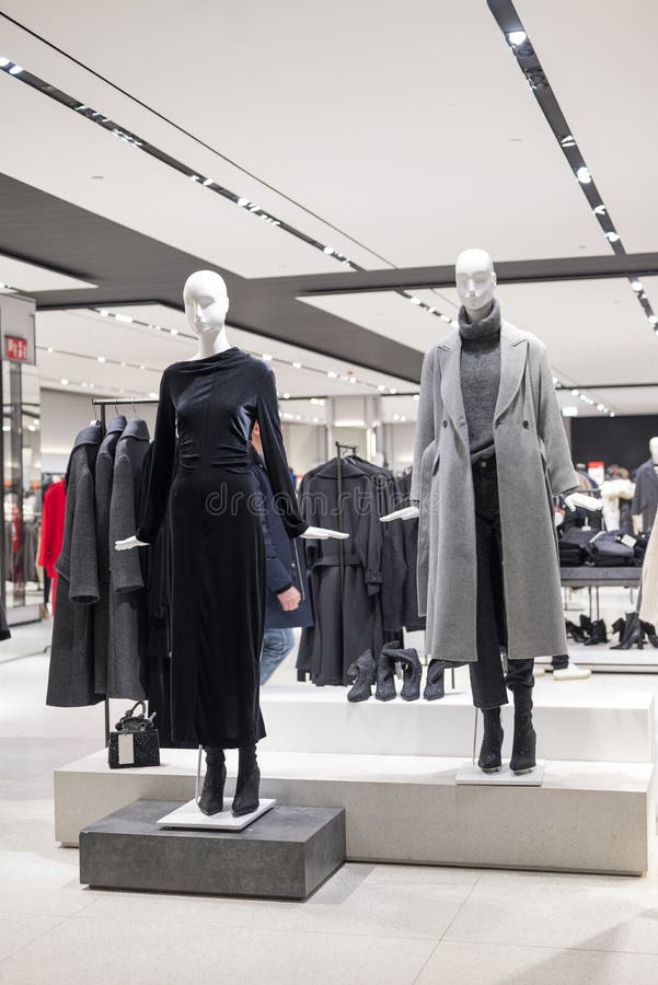 Mannequins on Display in a Store with Clothes Stock Photo - Image of ...