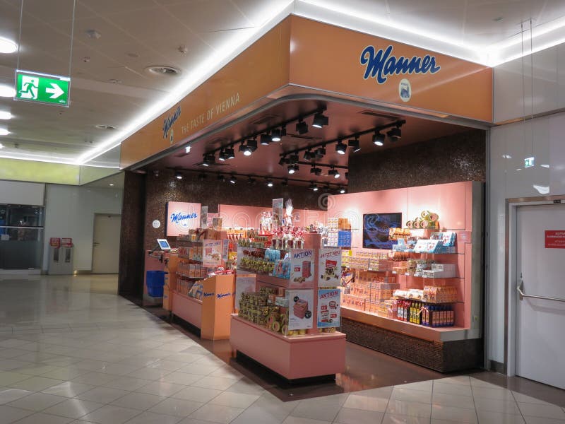 Manner Brand Store in Vienna Editorial Stock Image - Image of ...