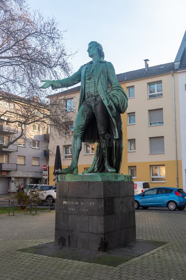 Monument of Friedrich Schiller Editorial Stock Photo - Image of ...