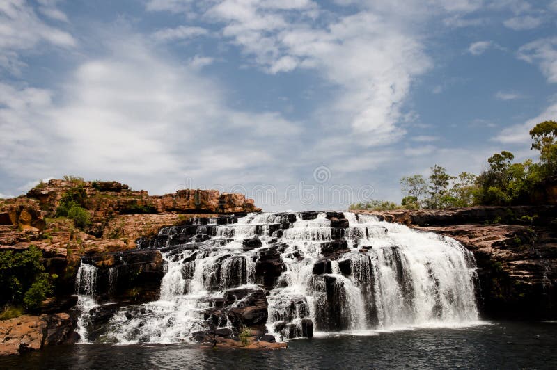Manning Gorge Waterfall - Australia Stock Image - Image of mountain ...