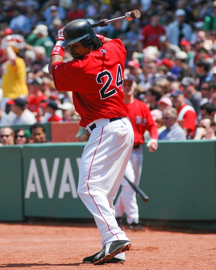 Manny Ramirez Boston Red Sox Editorial Stock Image - Image of enhancing ...