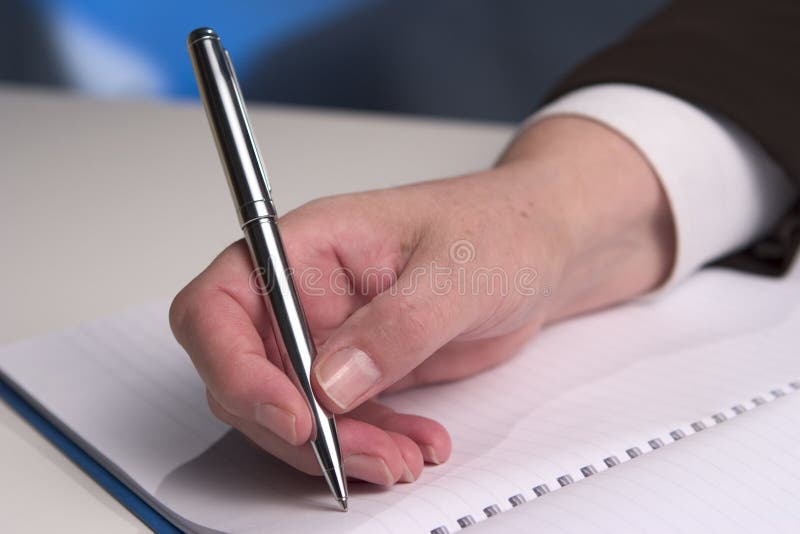 Scrittura a mano 5 fotografia stock. Immagine di note - 2476598