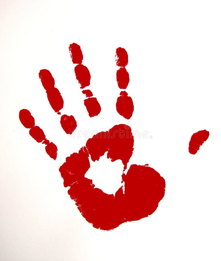 Mano coloreada roja foto de archivo. Imagen de mano, rojo - 5169074