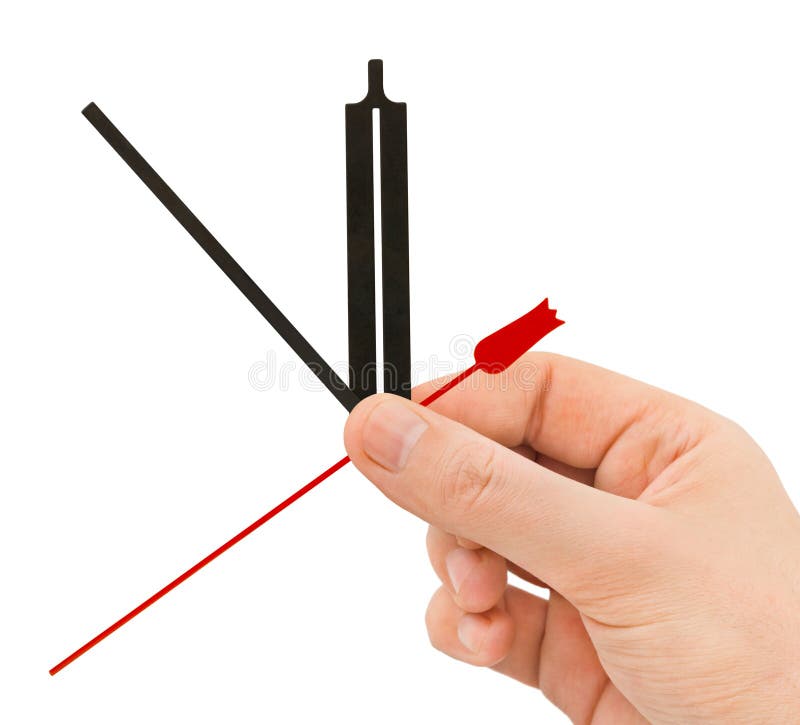 Mano con las reloj-manos foto de archivo. Imagen de manos - 47383542