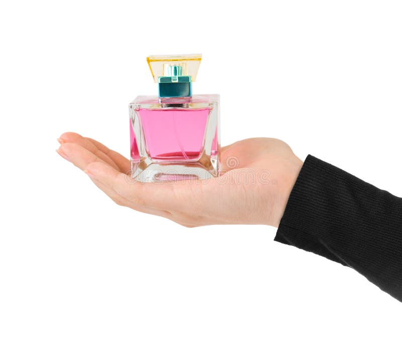 Mano con perfume imagen de archivo. Imagen de idea, salud - 175370479