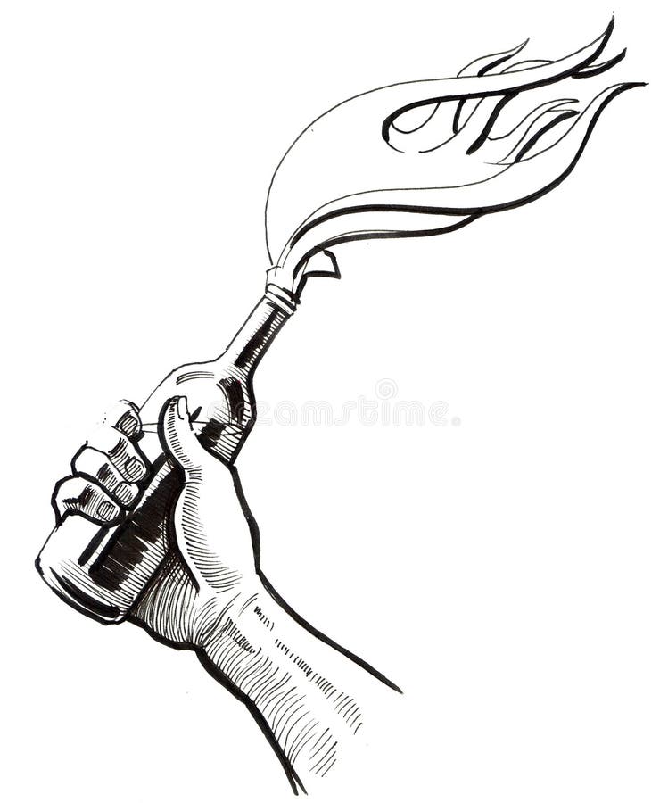 Molotov Ilustraciones Stock, Vectores, Y Clipart – (1,569 Ilustraciones ...