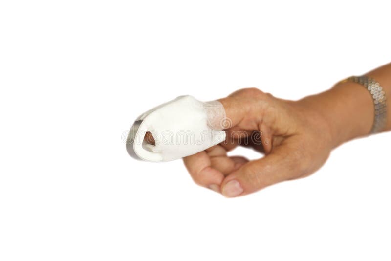 Dito Della Stecca Un Osso Rotto Immagine Stock - Immagine di sfondo ...