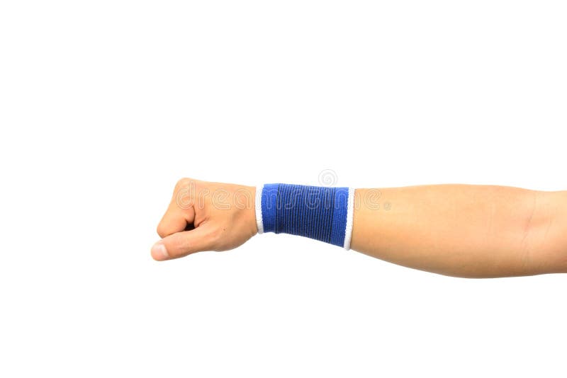 Mano Lastimada Con Una Ayuda De Muñeca Aislada Imagen de archivo ...