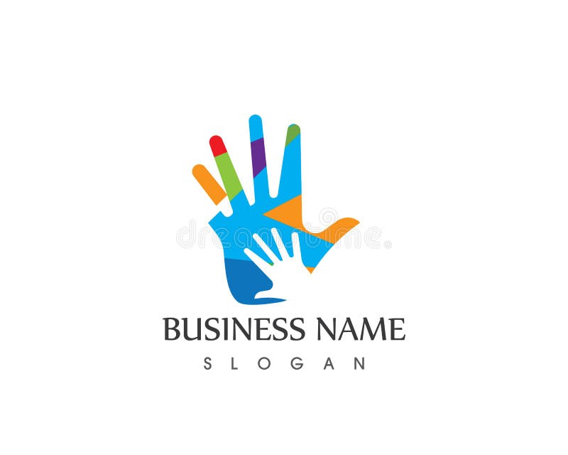 Mano Logo Design Template ilustración del vector. Ilustración de ...
