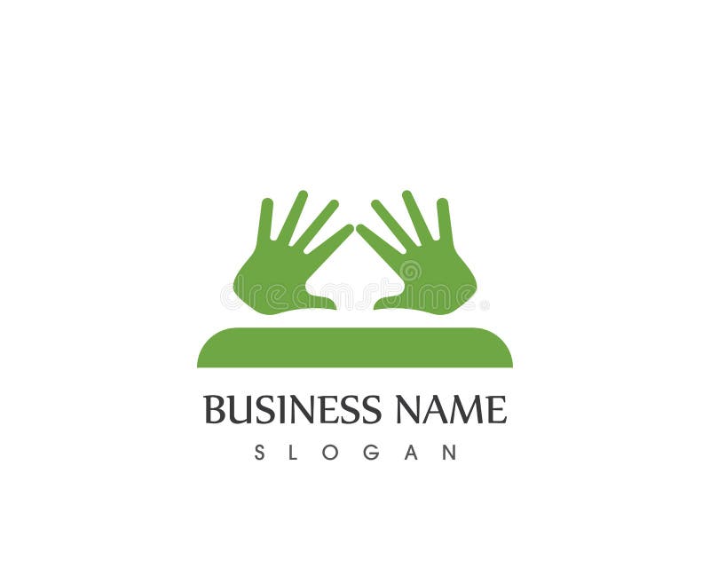 Mano Logo Design Template ilustración del vector. Ilustración de ...
