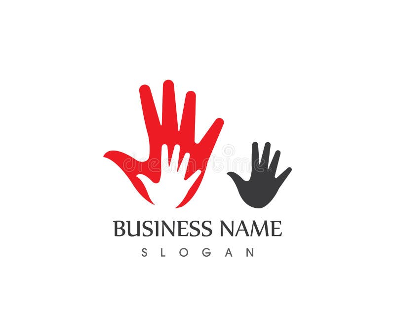 Mano Logo Design Template ilustración del vector. Ilustración de ...