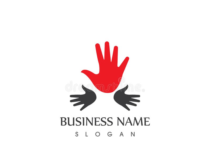 Mano Logo Design Template ilustración del vector. Ilustración de ...