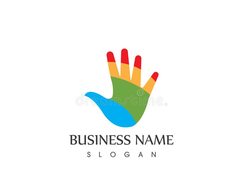 Mano Logo Design Template ilustración del vector. Ilustración de ...