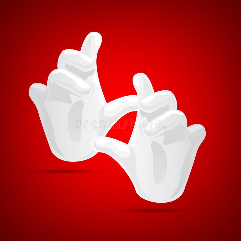 Mano mágica ilustración del vector. Ilustración de rojo - 18871862