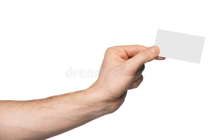 Mano Masculina Que Sostiene La Tarjeta De Papel Foto de archivo ... Mano Masculina Que Sostiene La Tarjeta De Papel Foto de archivo ...