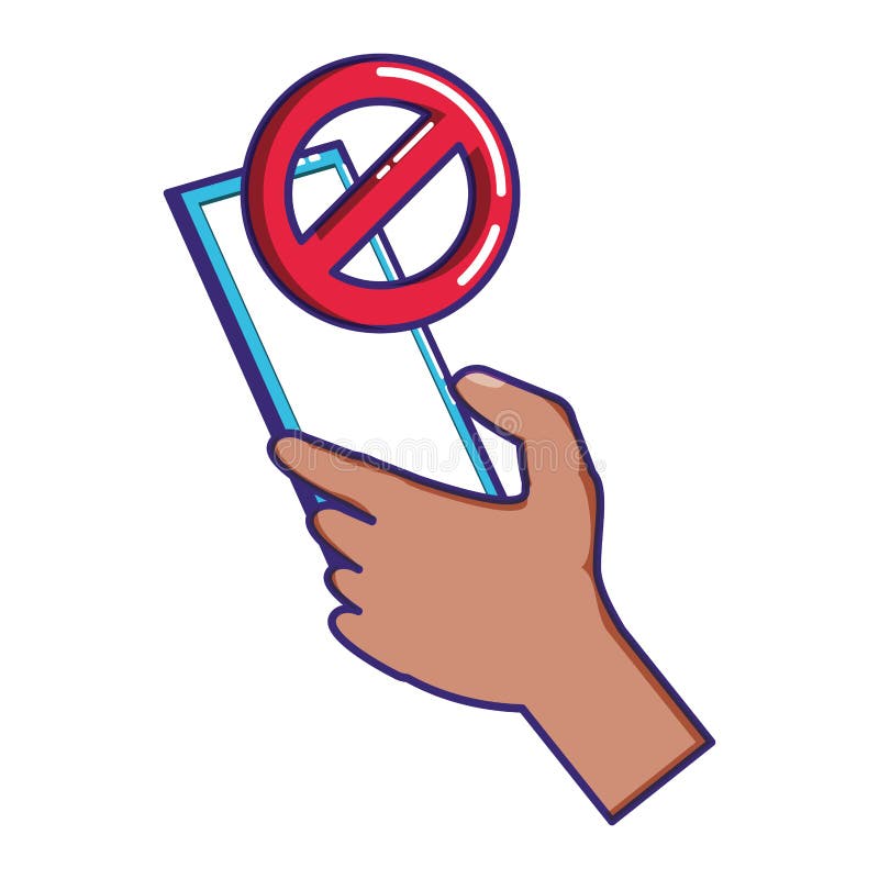 Símbolo rojo negado stock de ilustración. Ilustración de incorrecto ...