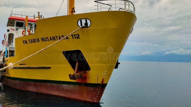 Manokwari, January 22 2023, Passenger Ships Dock at Manokwari Harbor ...