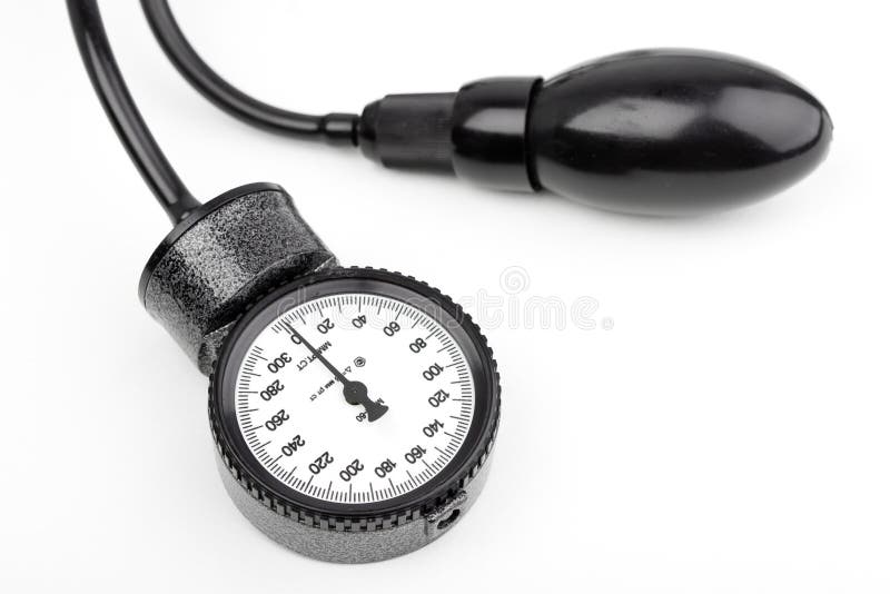 Manometer for Blood Pressure Isolated Stock Photo - Image of lifestyle ...