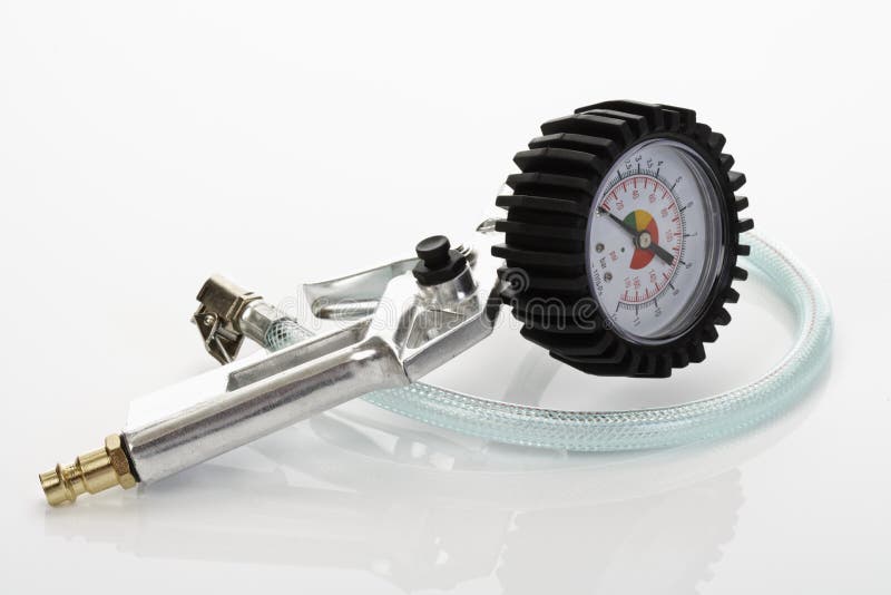 Manometer, Manometer, Messbereich Des Luftdrucks Stockbild - Bild von ...